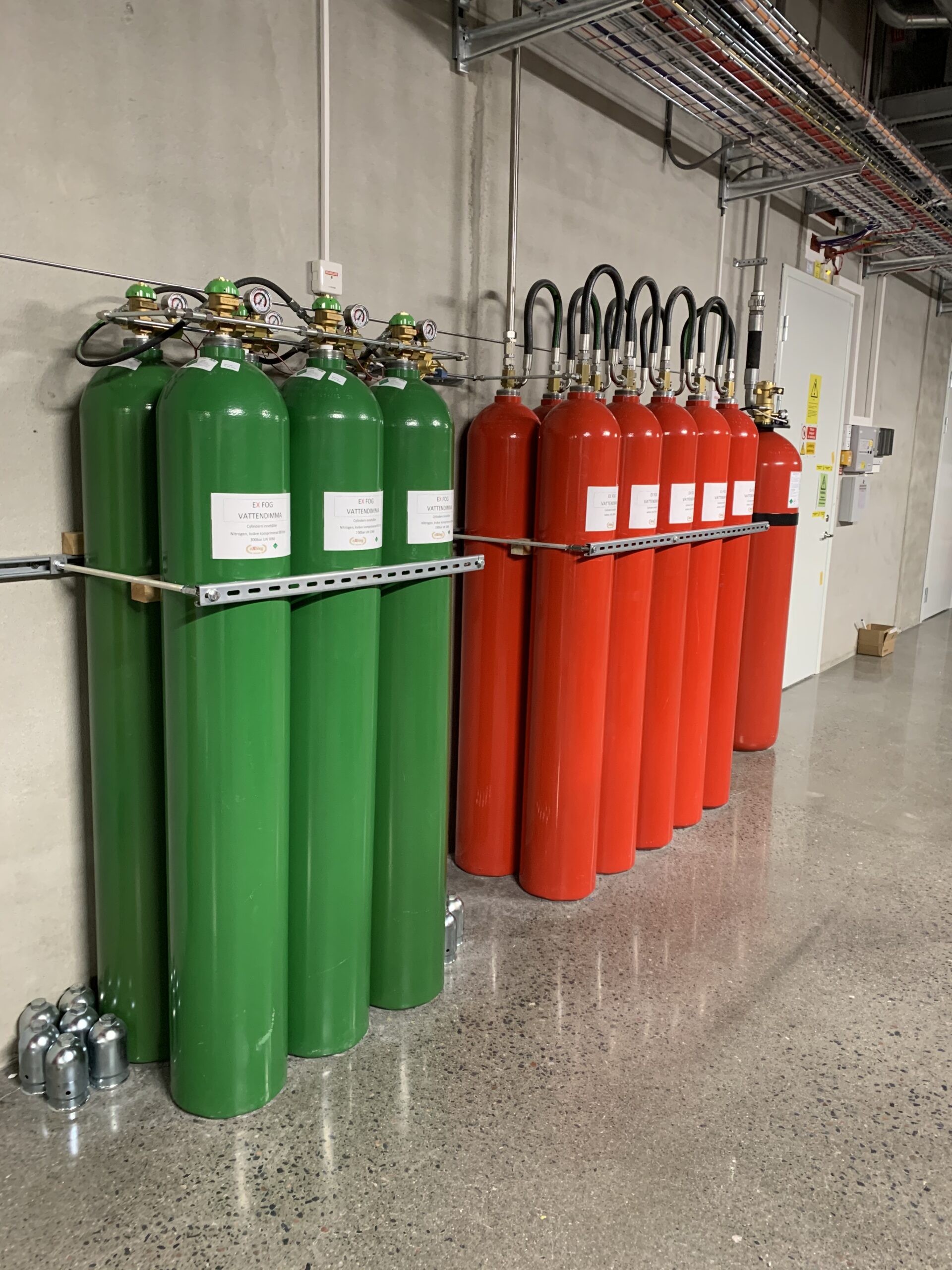 EX-FOG släcksystem vattendimma - Cylindersystem - Exting
